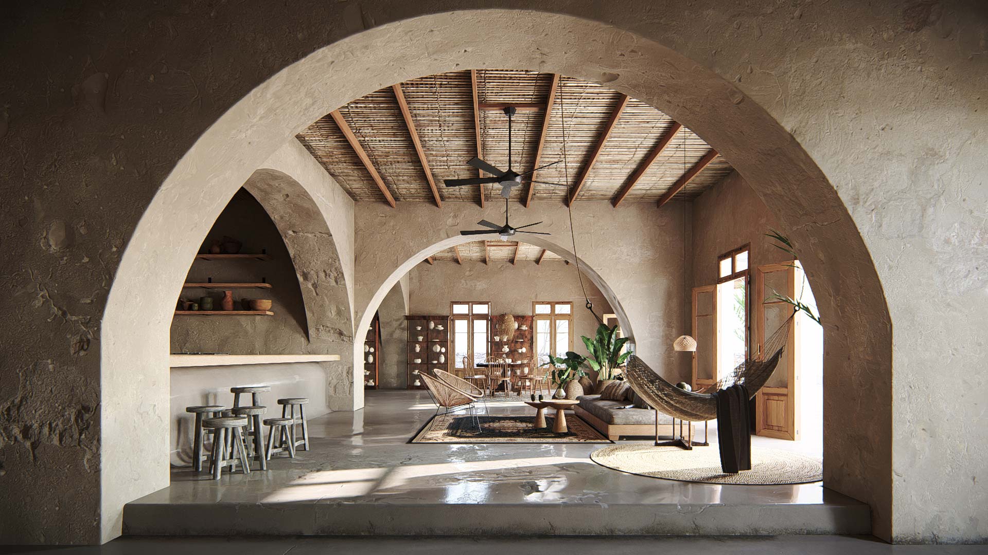 Innenarchitektur In Fotorealistischer Qualität Rendern